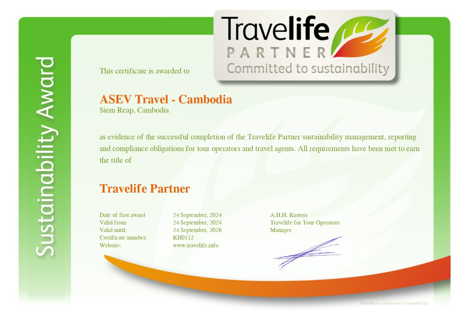 Sustainable Mission and Policies - ASEV